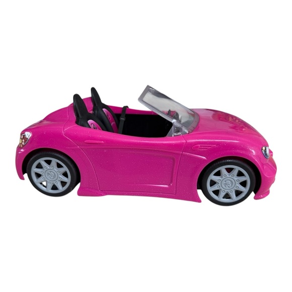 Barbie | Toys | Barbie Pink Convertible Sports Car Glam Beach 23 Mattel ...